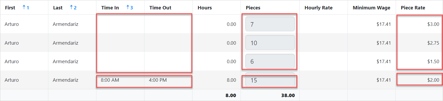 The Weekly Time Sheet Template – Support | Time Portal, LLC