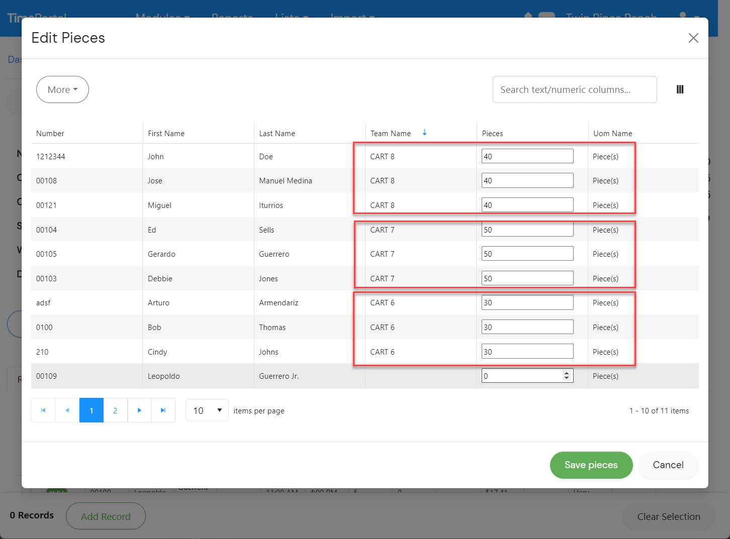 Teams – Support | Time Portal, LLC