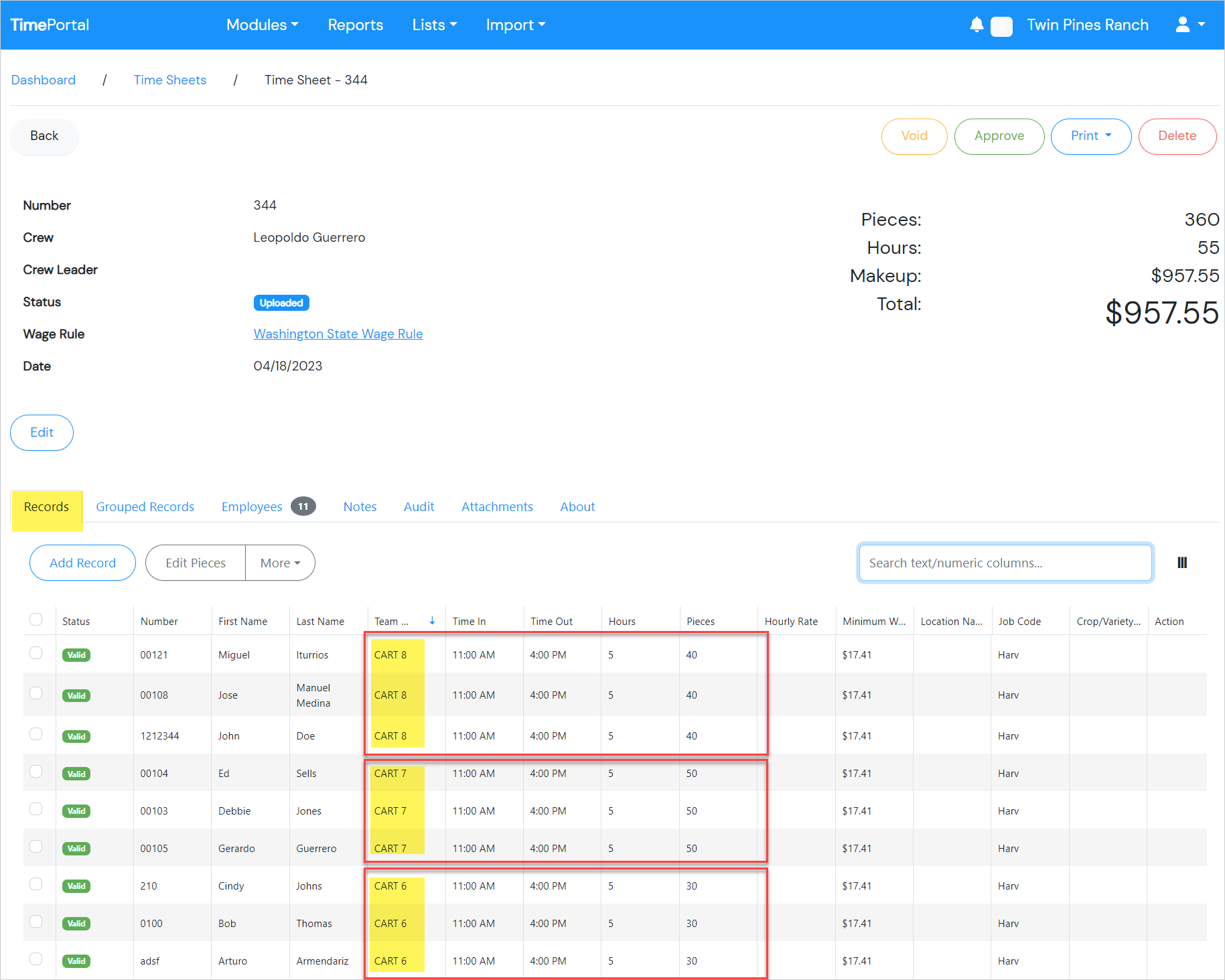 Teams – Support | Time Portal, LLC