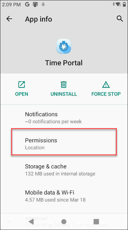 Collect Geo Location Data in Android Mobile – Support | Time Portal, LLC