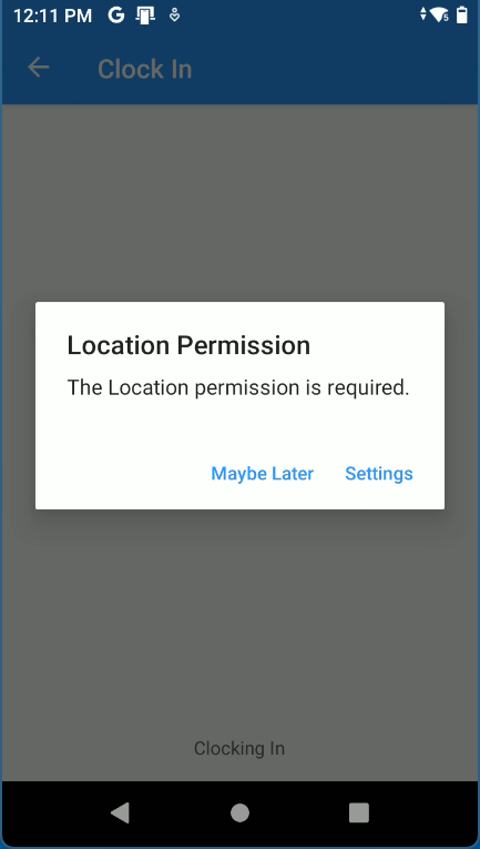 Collect Geo Location Data in Android Mobile – Support | Time Portal, LLC