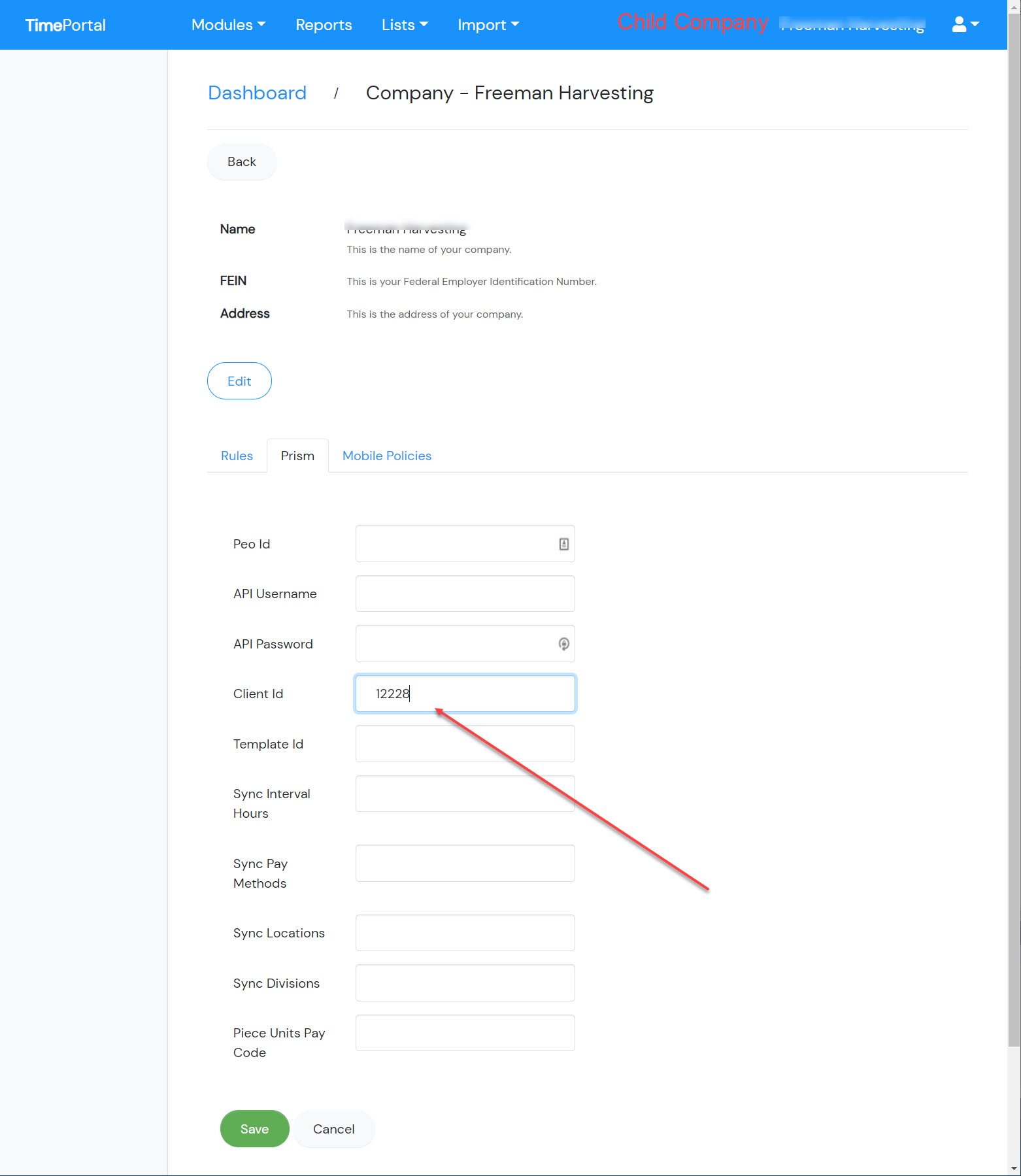 How to set up a new company with Prism payroll – Support | Time Portal, LLC